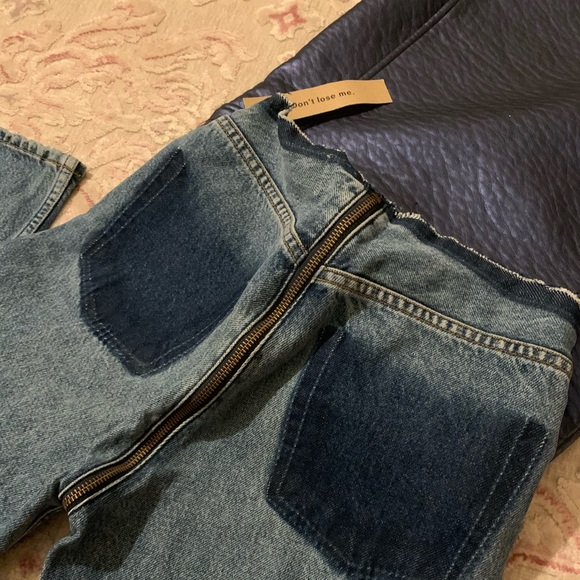 Reformation | Jeans | Brand New Reformation Zipper Raw Cut Denim | Poshmark